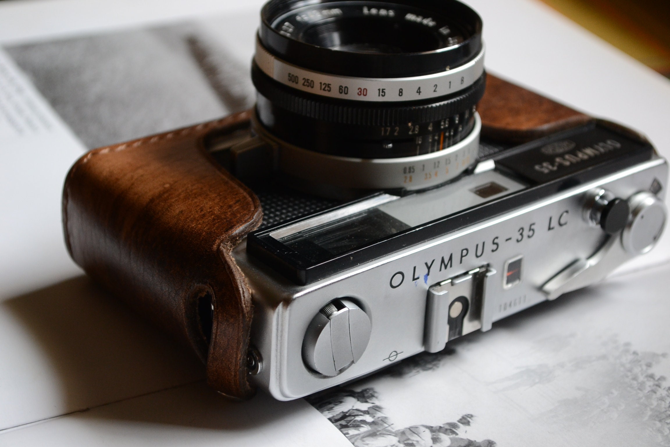 Leather Half Case for Olympus 35 LC - Etsy Denmark