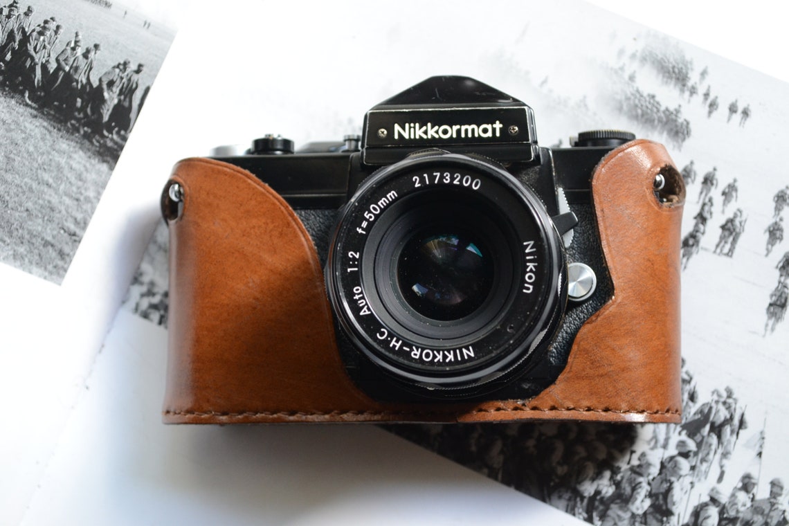 Leather Half Case for Nikon Nikkormat Camera | Etsy