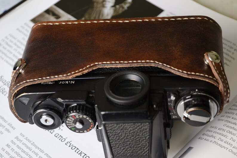 Leather half case for Nikon F3 camera | Etsy