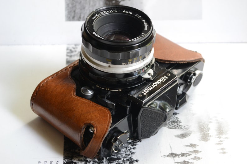 Leather Half Case for Nikon Nikkormat Camera | Etsy