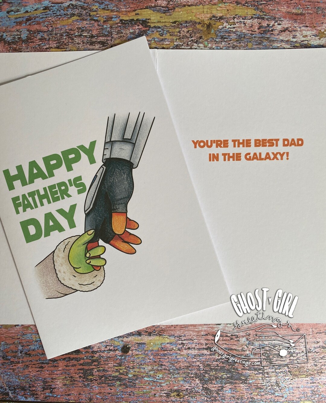 Best Dad in the Galaxy, Sci-fi Dad Card, Father’s Day Card - Etsy