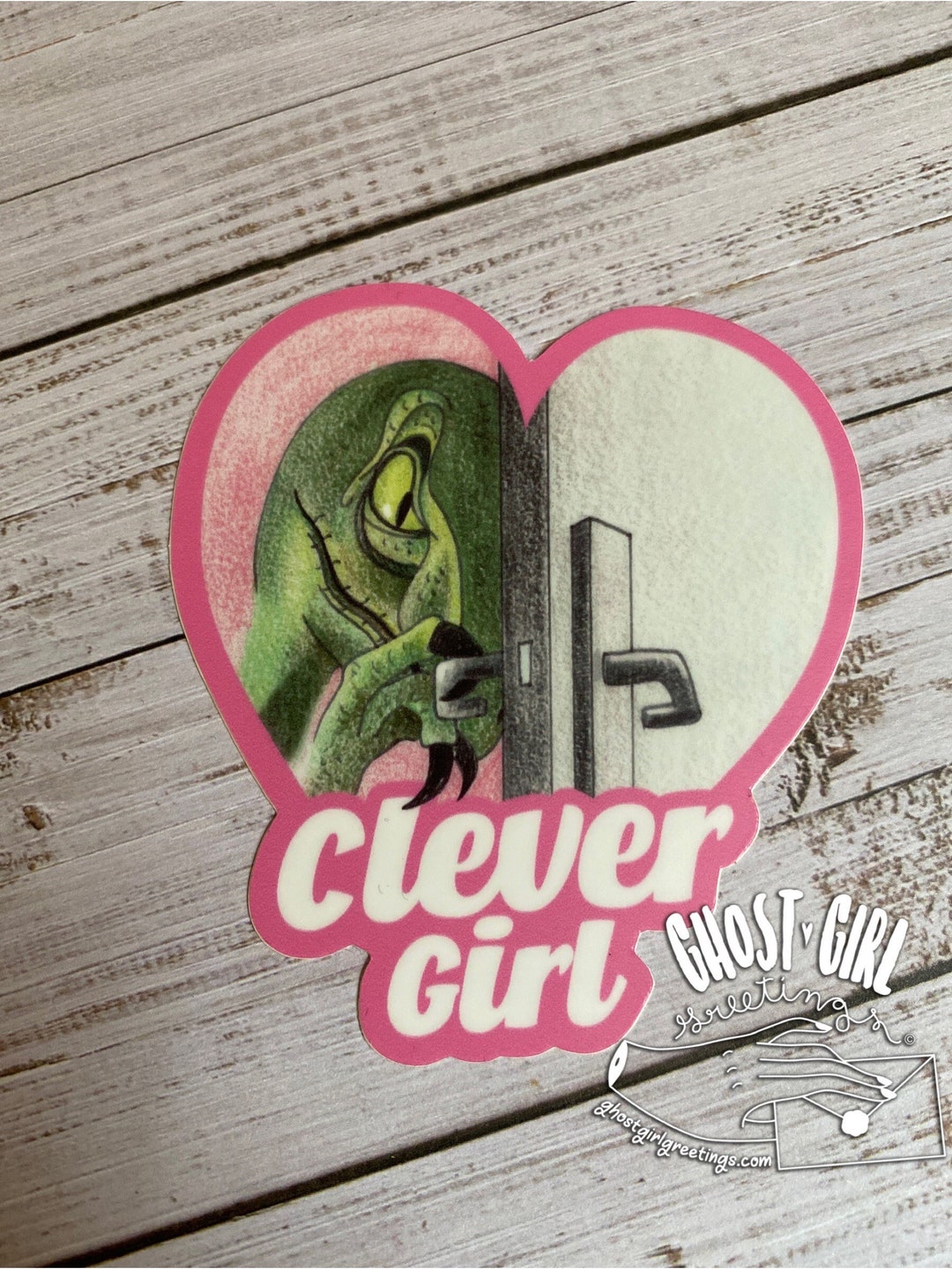 Vinyl Sticker: Clever Dinosaur , Scrapbooking Stickers - Etsy