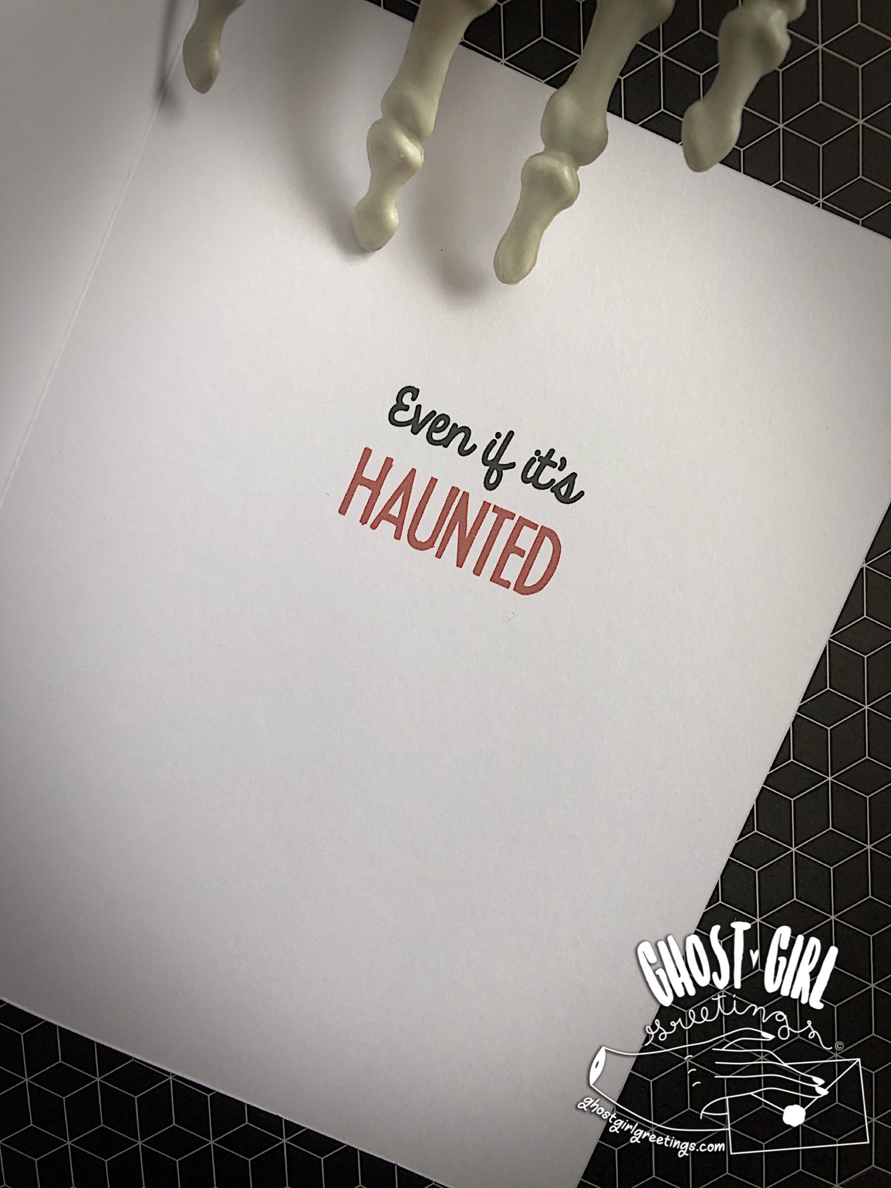 Home Sweet Home Horror Greeting Card Horror Moving Card | Etsy