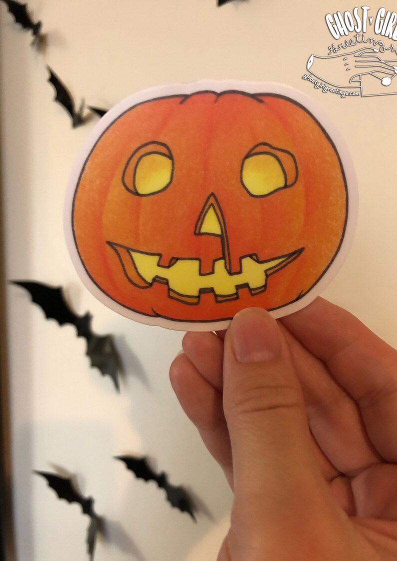 Halloween Sticker, Jackolantern Sticker, Halloween Art, Halloween ...