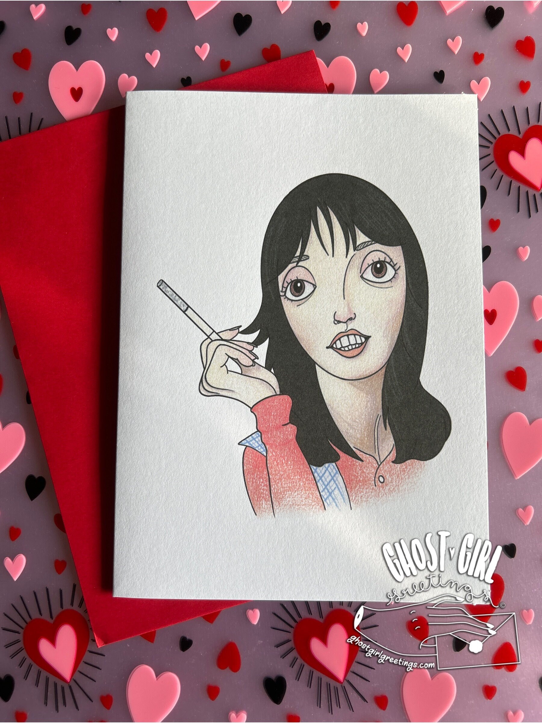 Greeting Card, Tap That Ash, Funny Greeting Card, Funny Horror Card ...