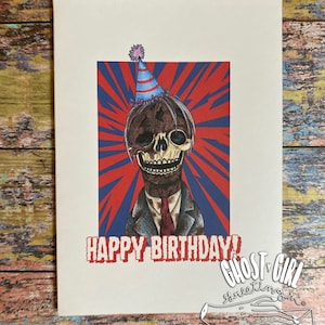 Birthday Card, I Want My Birthday Cake, Horror Greeting Card, Horror ...