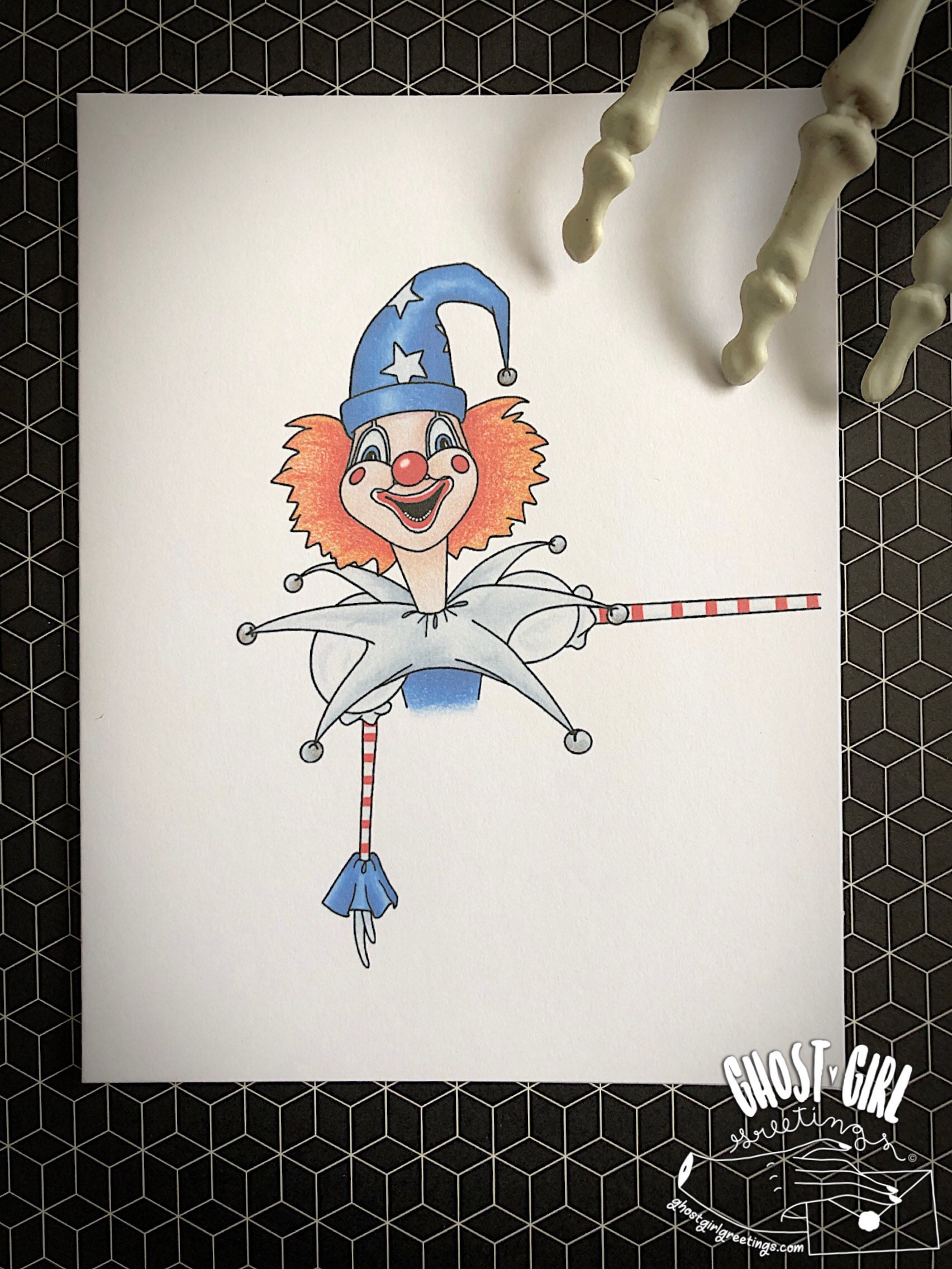 Reaching Out Horror Greeting Card Horror Birthday Card - Etsy