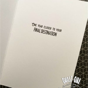 Horror Movie Birthday, Horror Birthday Card, Final Destination, Horror ...