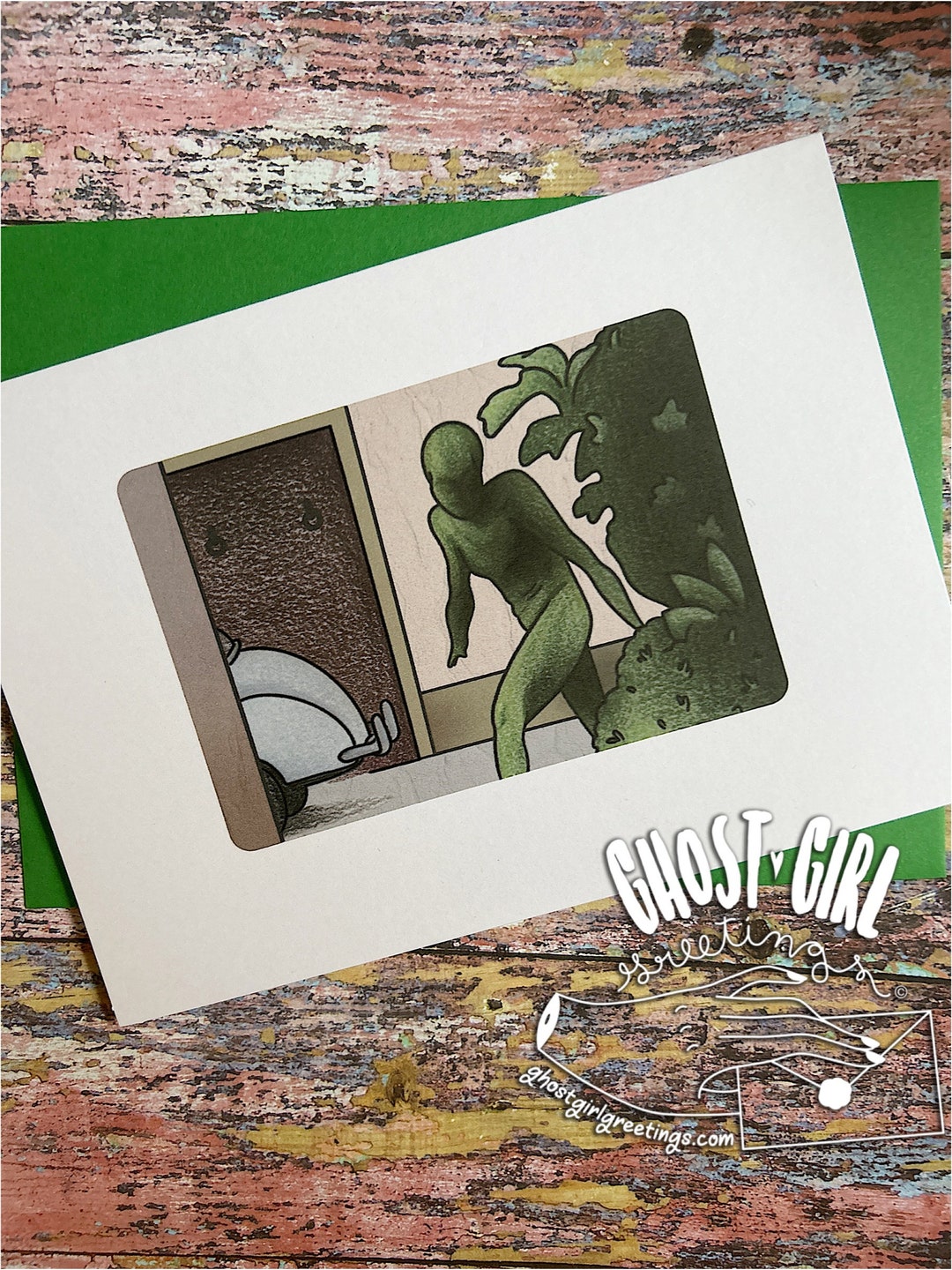 Horror Movie Card, Funny Card, Any Occasion Card, Signs Point to a ...