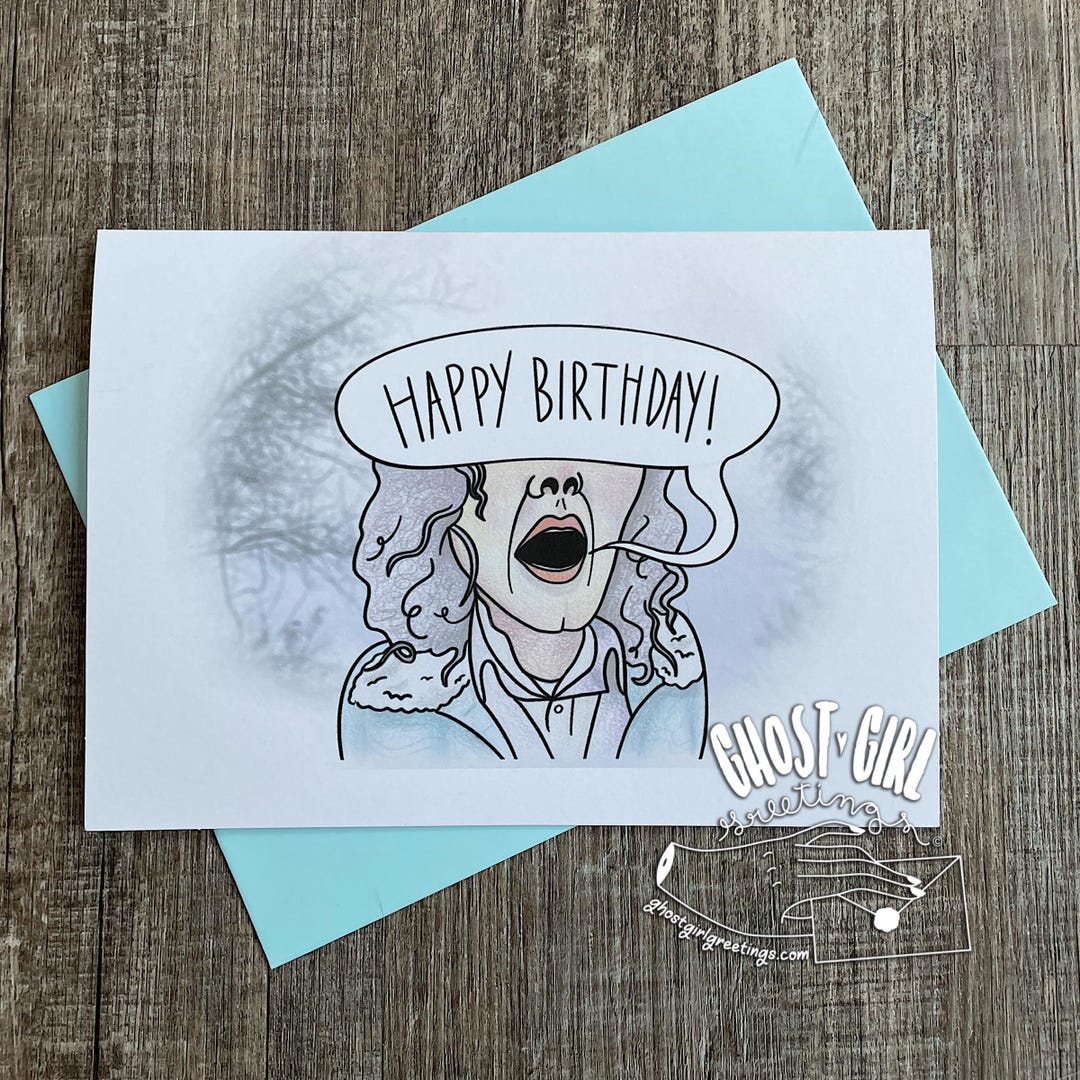 Happy Birthday Card Horror, Longlegs Birthday Card, Funny Horror ...