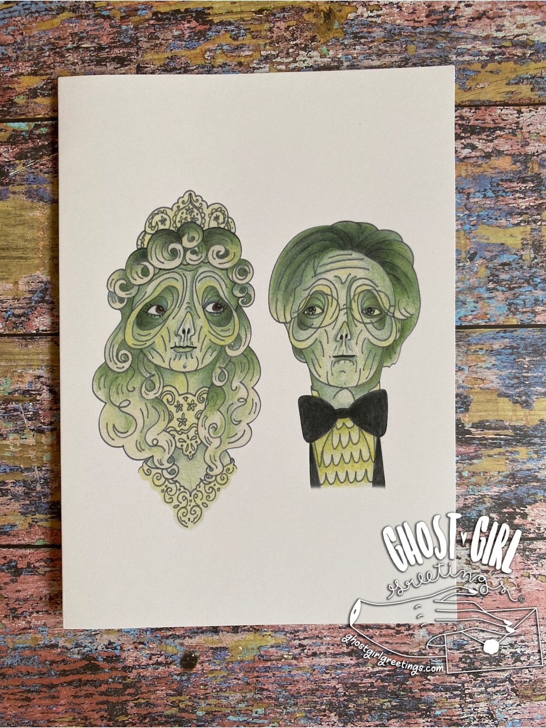 Greeting Card for the Newly Dead, Horror Greeting Card, Spooky Love ...