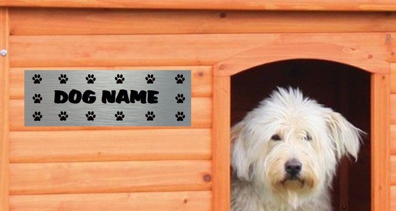 Personalised Dog Kennel Aluminium Sign Plaque. Choice of - Etsy