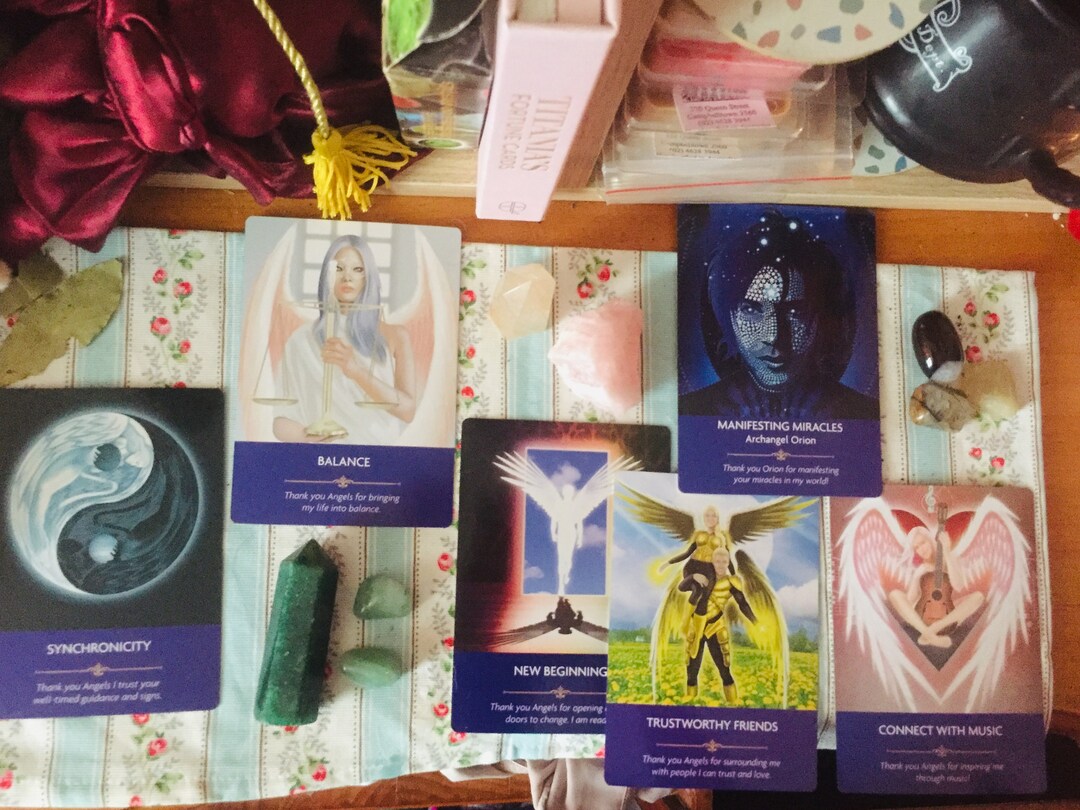 Guidance Angels Love Oracle Psychic Tarot Reading - Etsy