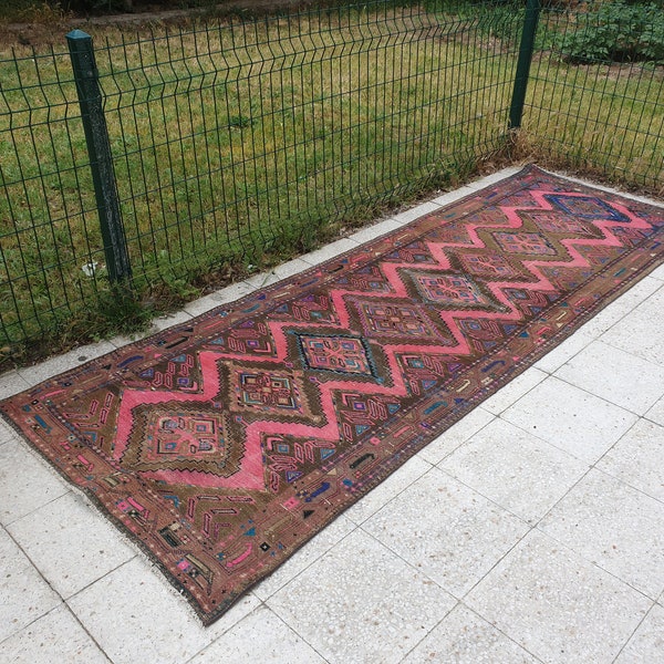 Pink and Green Persian Rug - Etsy