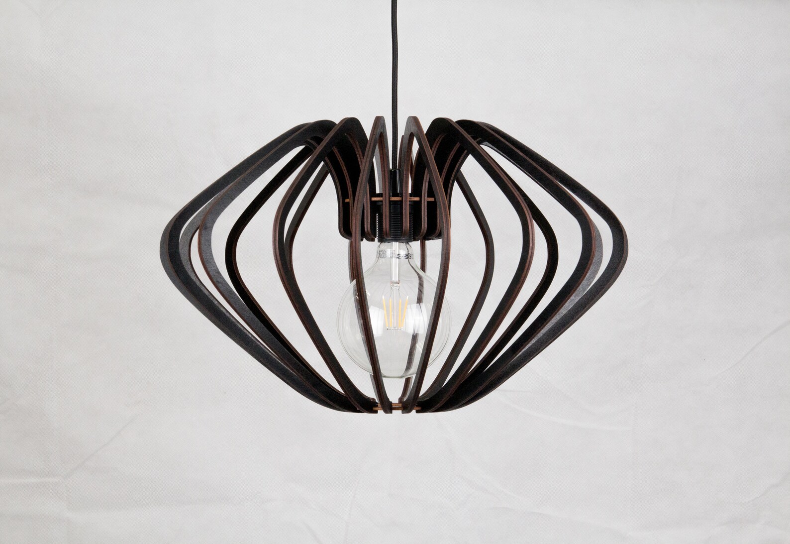 Large Abstract Light / Lamp Shade / Wooden Light / Light | Etsy