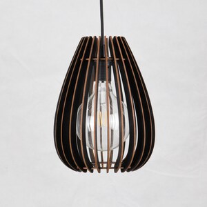 Small Decorative Ceiling Light / Lamp Shade / Wooden Light / Light ...
