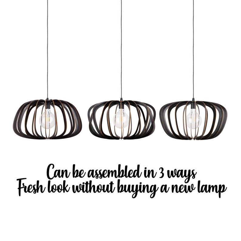 Decorative Abstract Ceiling Light / Lamp Shade / Wooden Light - Etsy