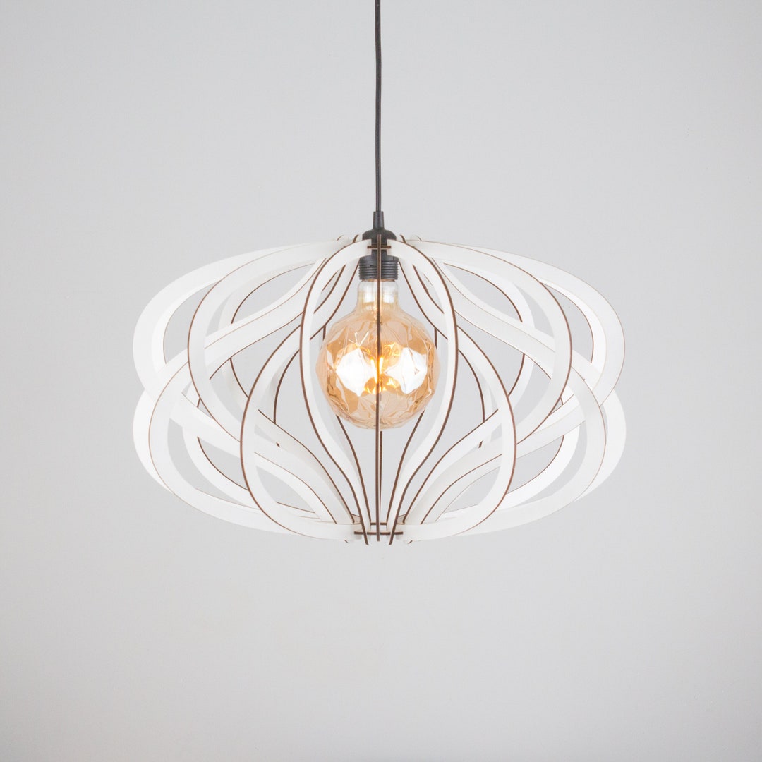 Wooden Ceiling Light Scandinavian Light Shade Lamp Fixture - Etsy