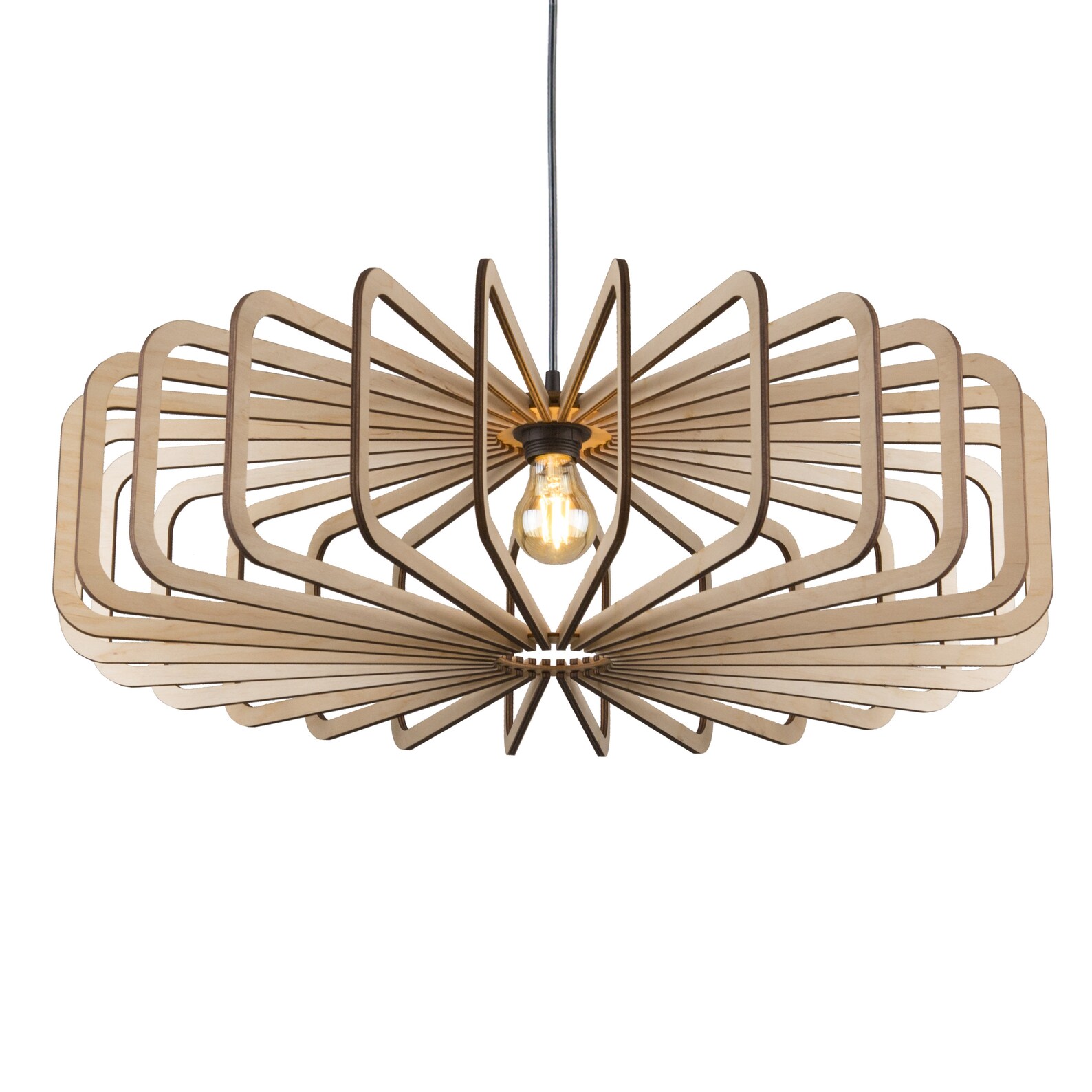 Scandinavian Light Shade Large Geometric Ceiling Light Lamp - Etsy