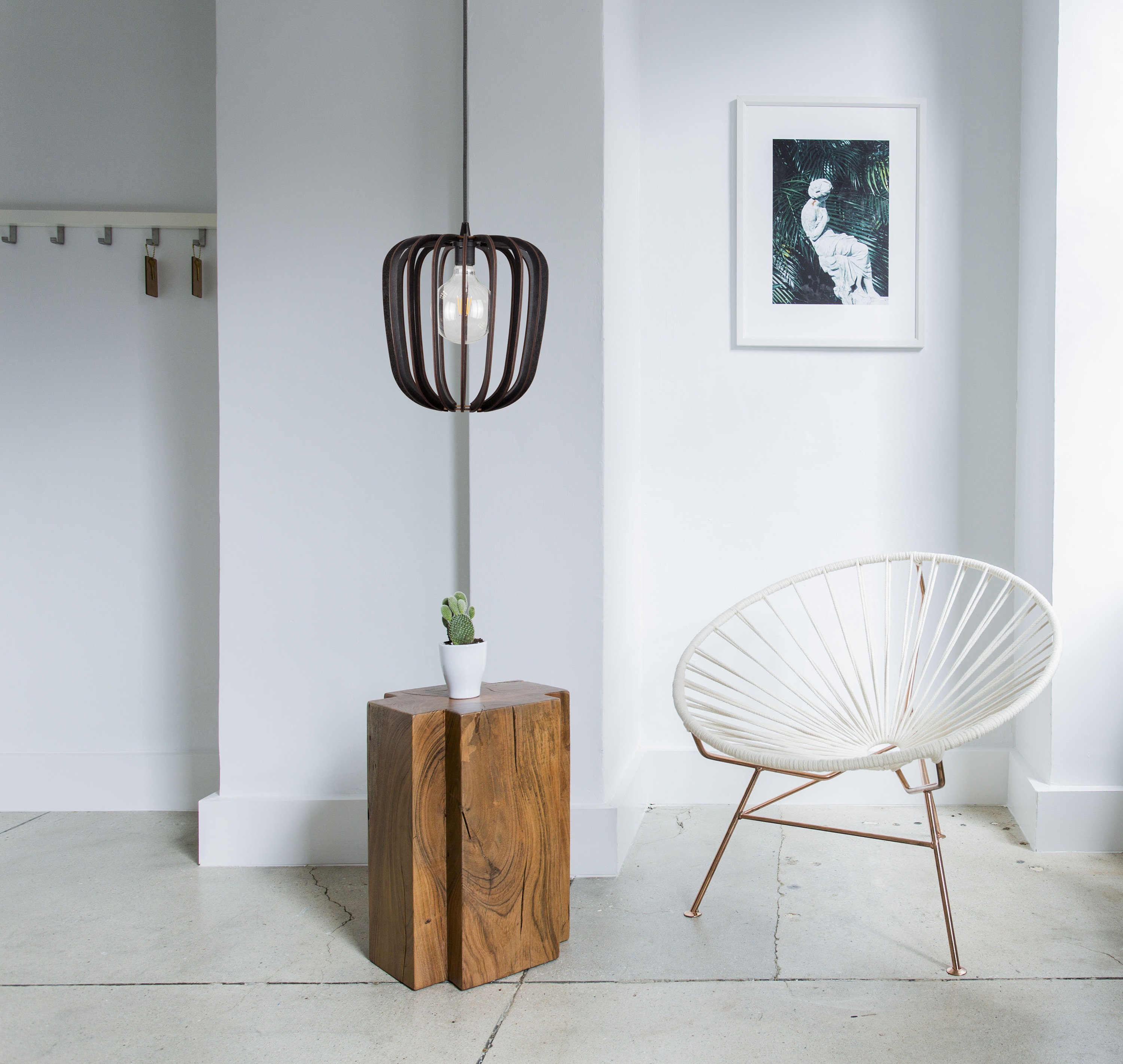 Minimalistic Ceiling Light / Lamp Shade / Wooden Light / Light - Etsy