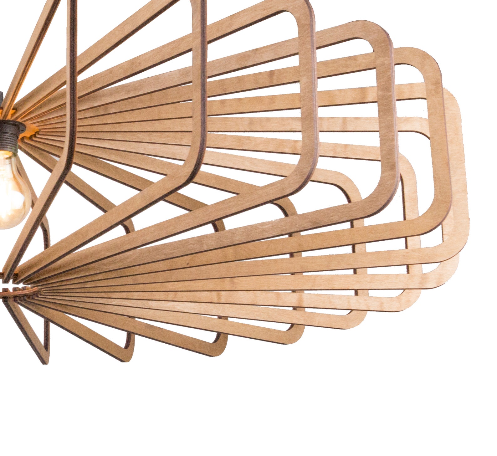 Large Geometric Ceiling Light 36 910mm Pendant Light - Etsy