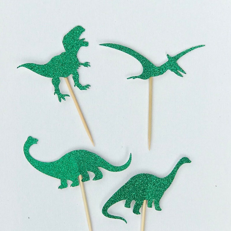 Dinosaur Topper Svg - Etsy