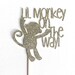 Monkey Cake Topper Baby Shower Cake Topper | Etsy