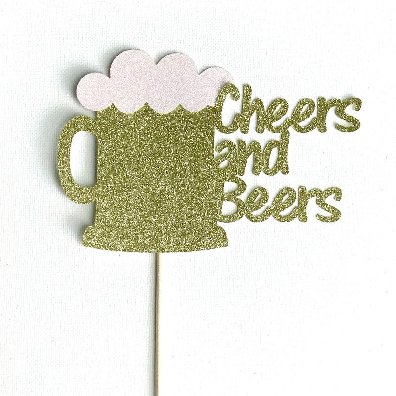 Beer Cake Topper - Etsy