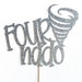 Fournado Cake Topper, Fourth Birthday Cake Topper - Etsy