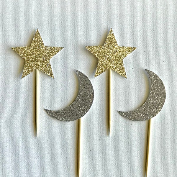 Star Cupcake Toppers - Etsy
