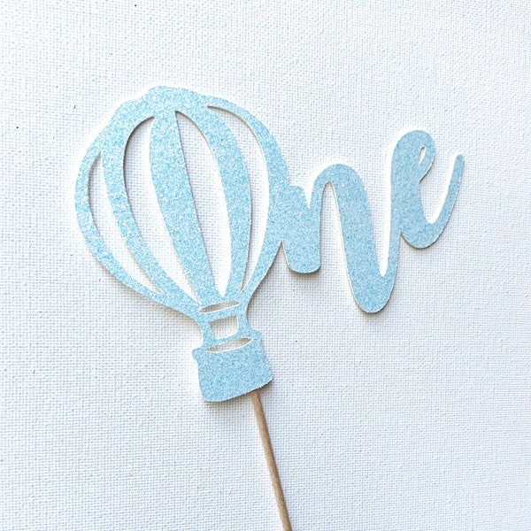 Hot Air Balloon Cake Topper - Etsy