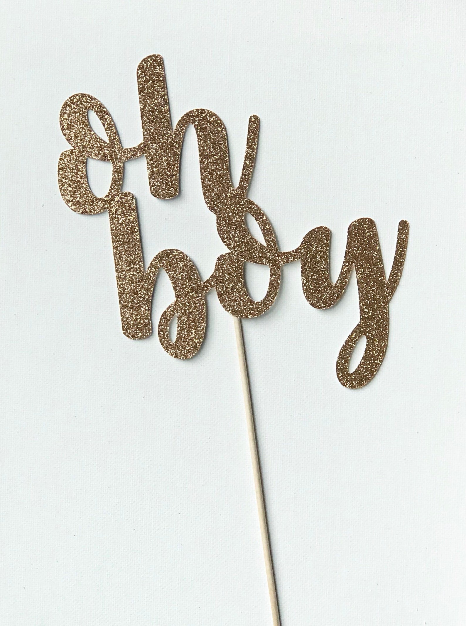 Oh Boy Cake Topper - Etsy