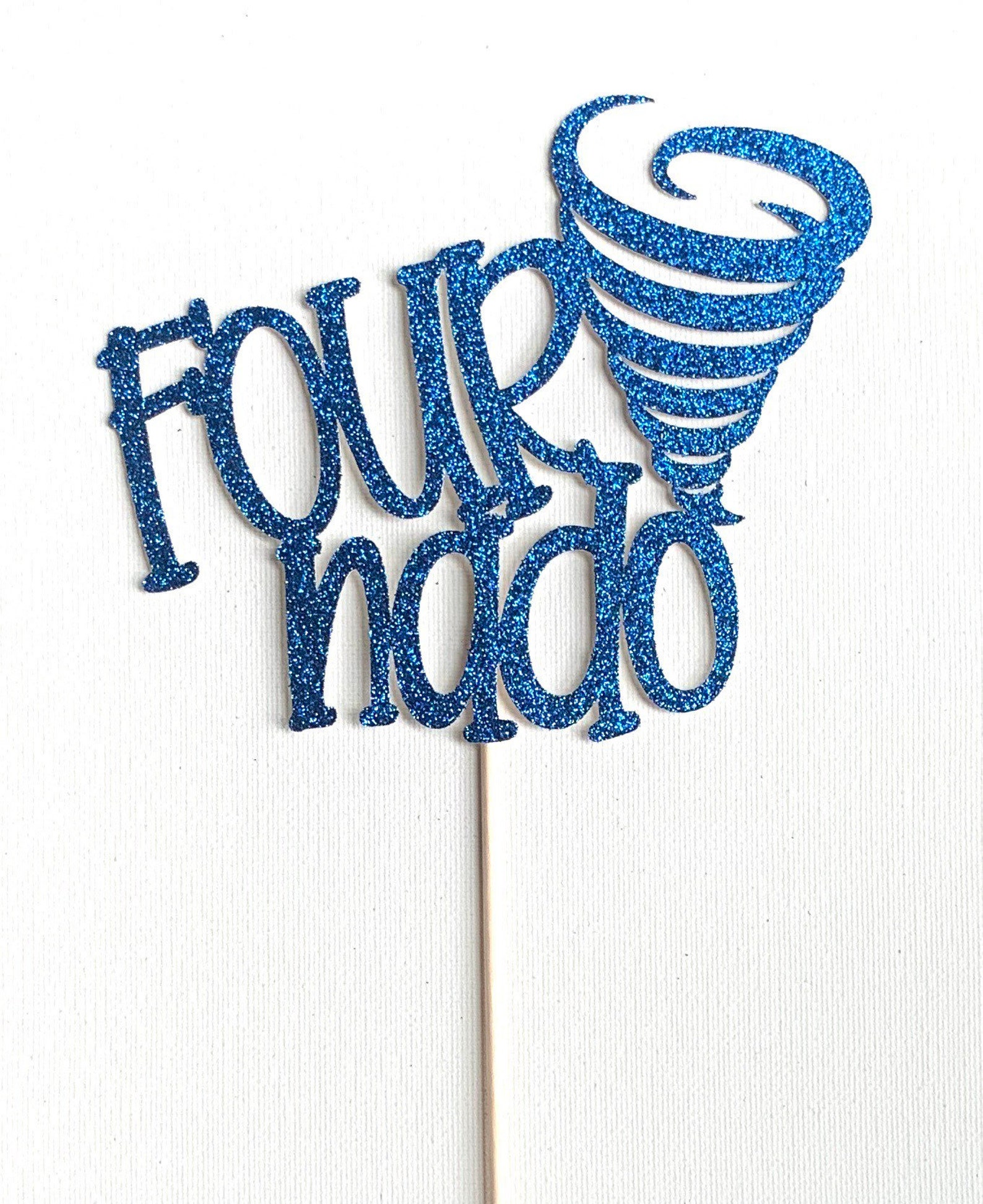 Fournado Cake Topper, Fourth Birthday Cake Topper - Etsy