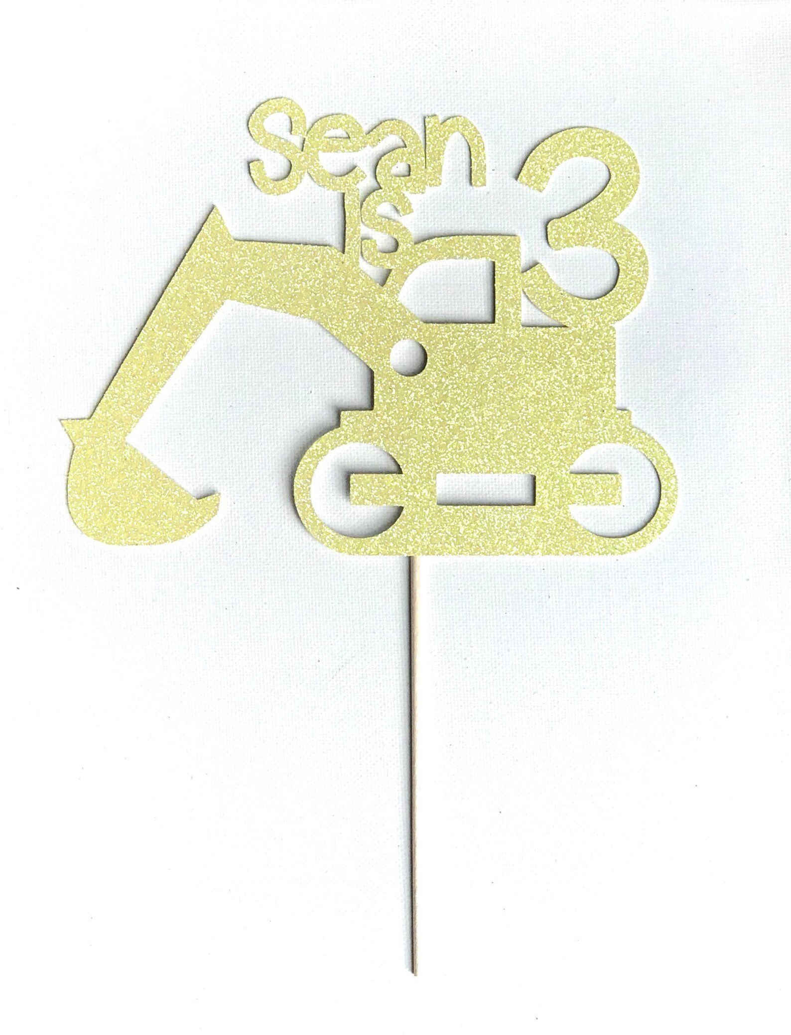 Excavator Cake Topper, Construction Cake Topper - Etsy