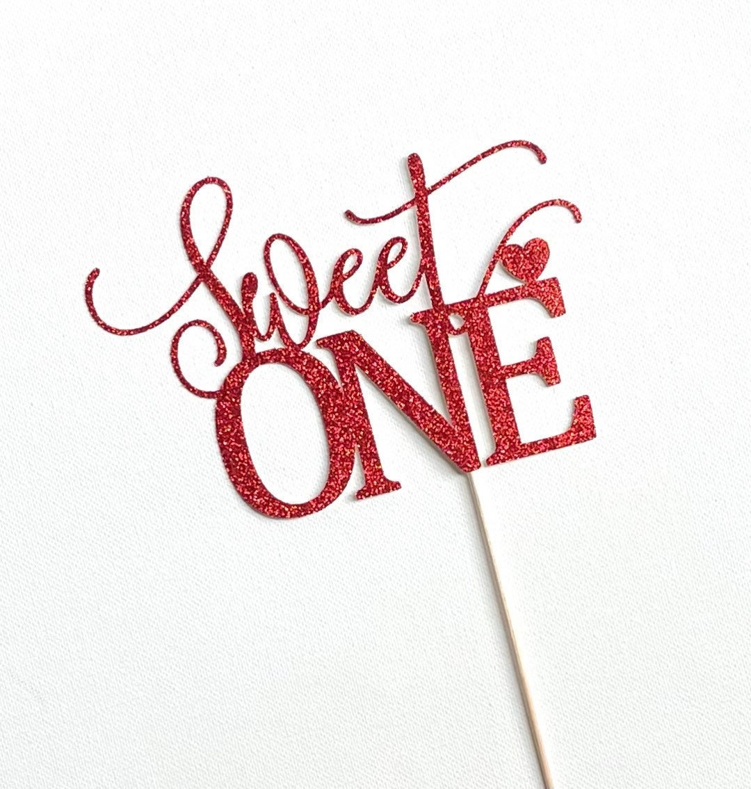 Sweet One Cake Topper, Valentine First Birthday, Valentine First ...