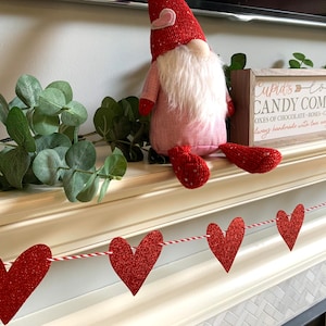 Valentine Garland, Valentine's Day Garland, Hearts Garland - Etsy