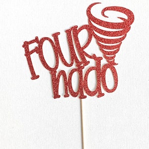 Fournado Cake Topper, Fourth Birthday Cake Topper - Etsy