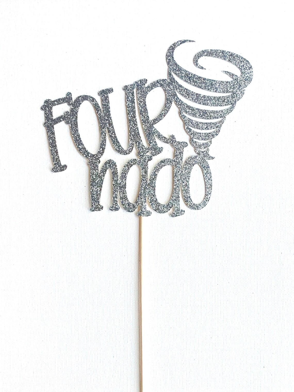 Fournado Cake Topper, Fourth Birthday Cake Topper - Etsy