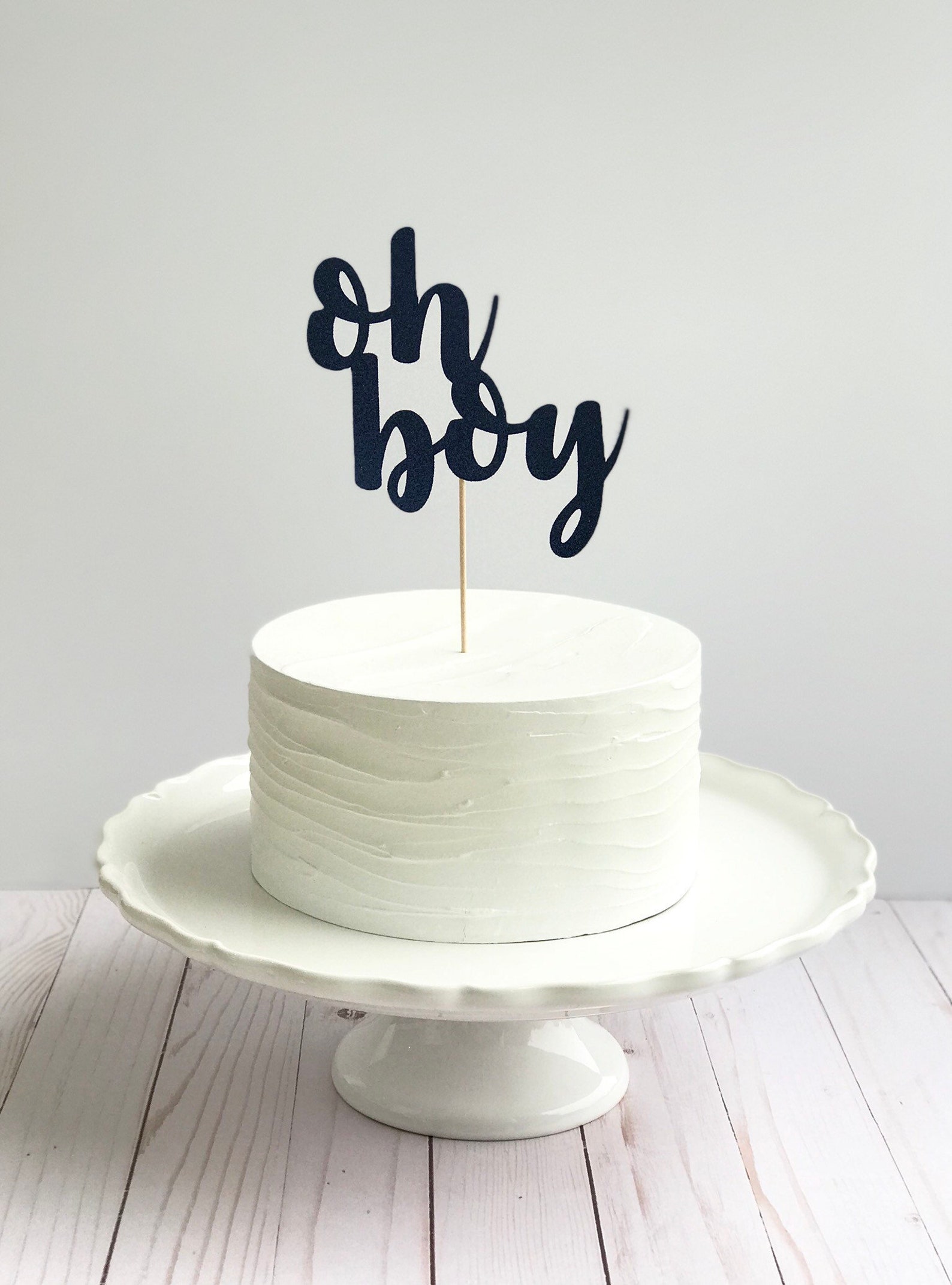 Oh Boy Cake Topper - Etsy
