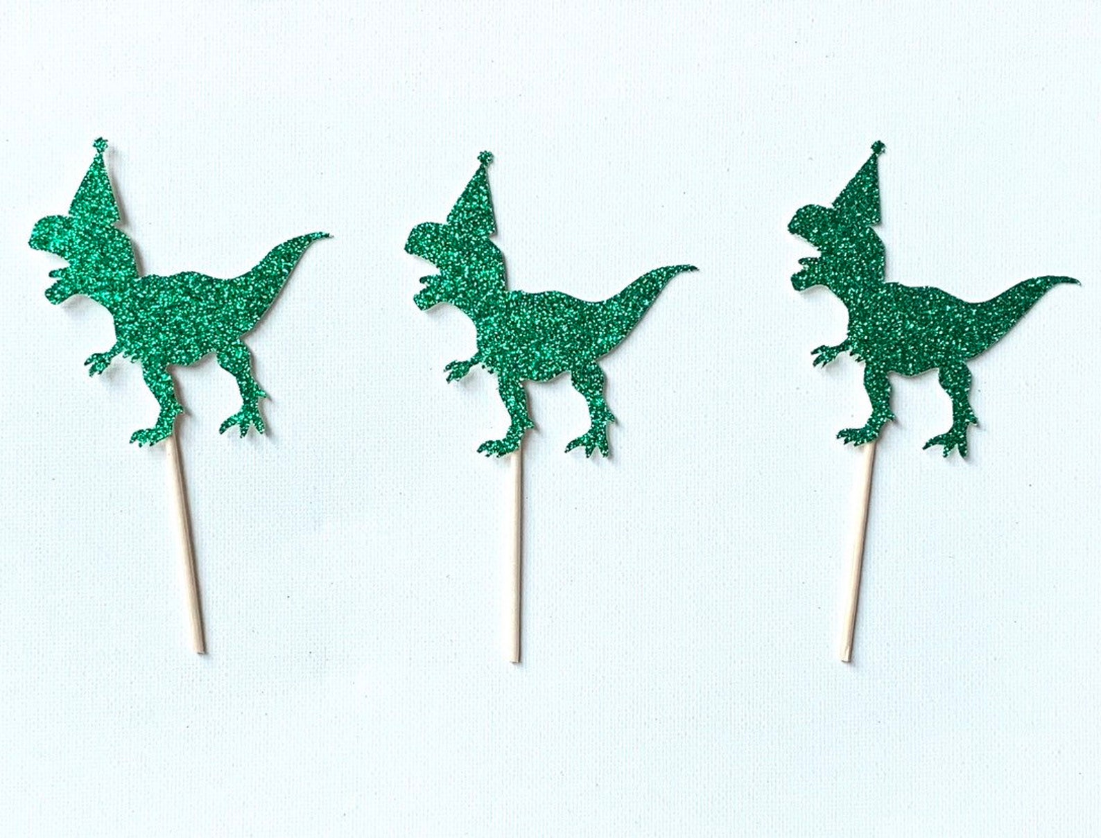 T-rex Cupcake Toppers Dino Cupcake Toppers T-rex Birthday | Etsy