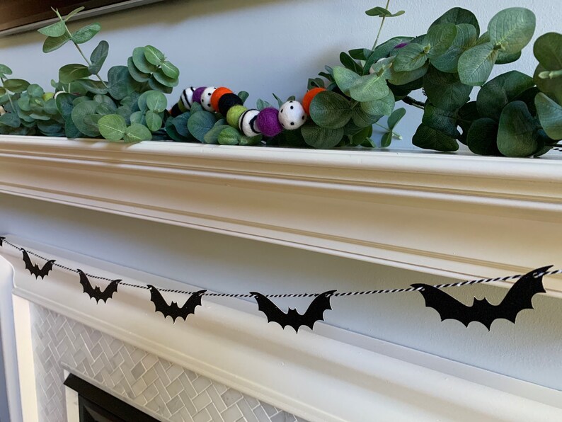 Halloween Garland Bat Garland | Etsy