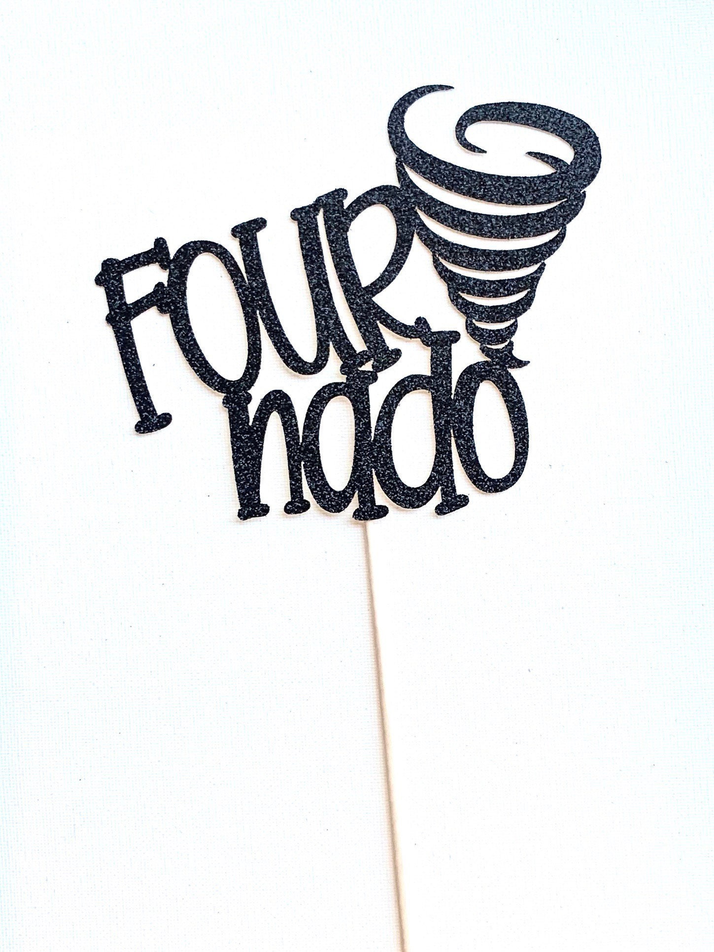 Fournado Cake Topper, Fourth Birthday Cake Topper - Etsy
