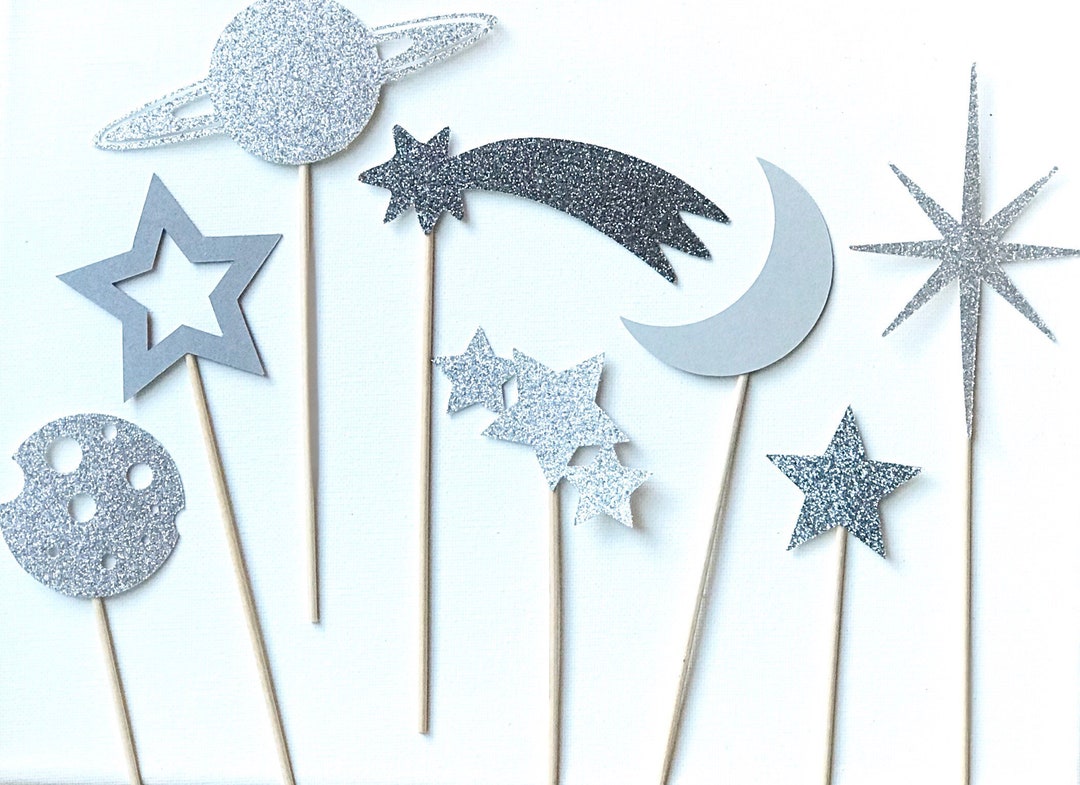 Solar System Theme Cupcake Toppers, Solar System Cupcake Toppers, Outer ...