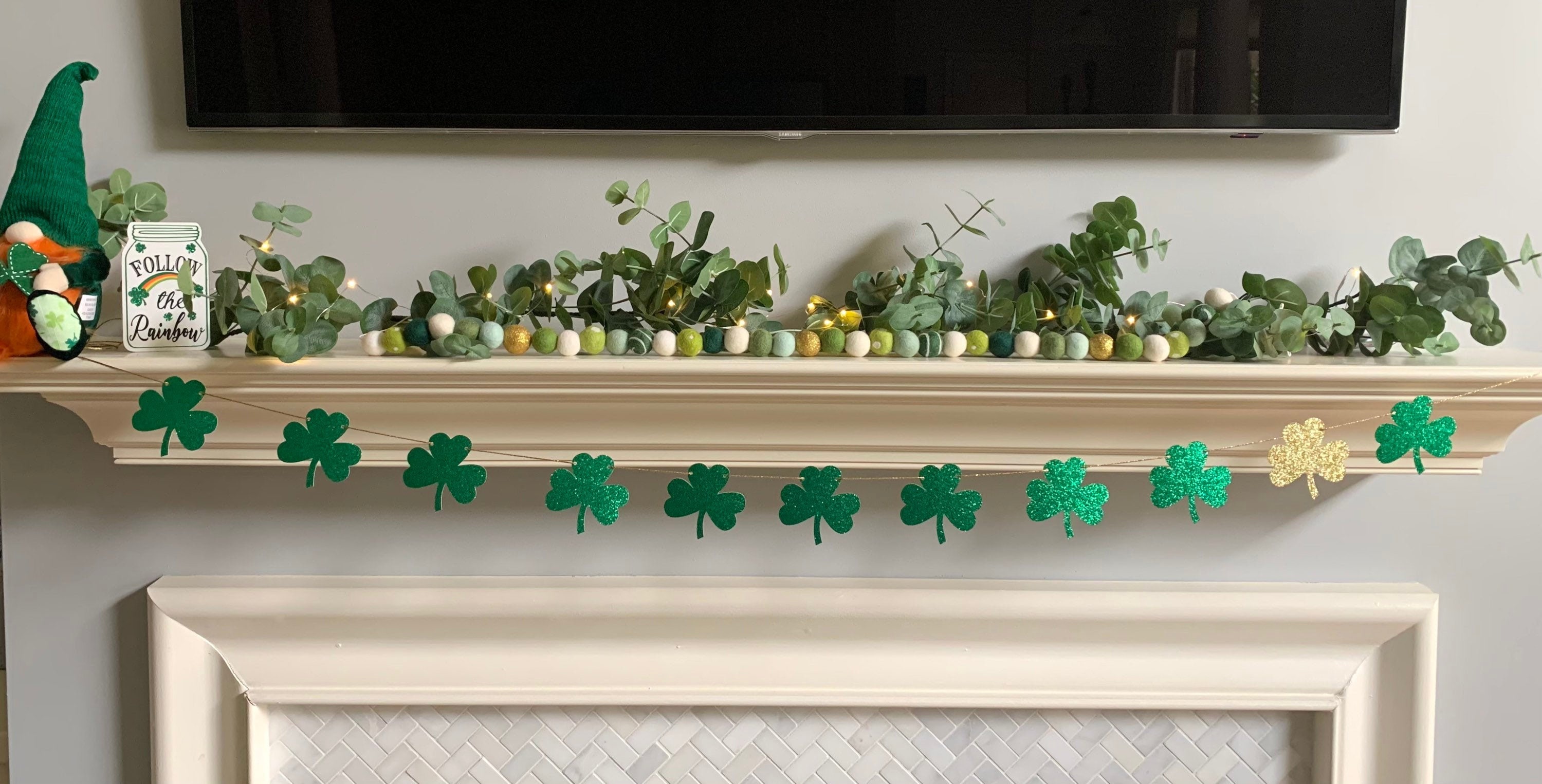 St. Patrick's Day Garland St. Patty's Day Garland - Etsy UK