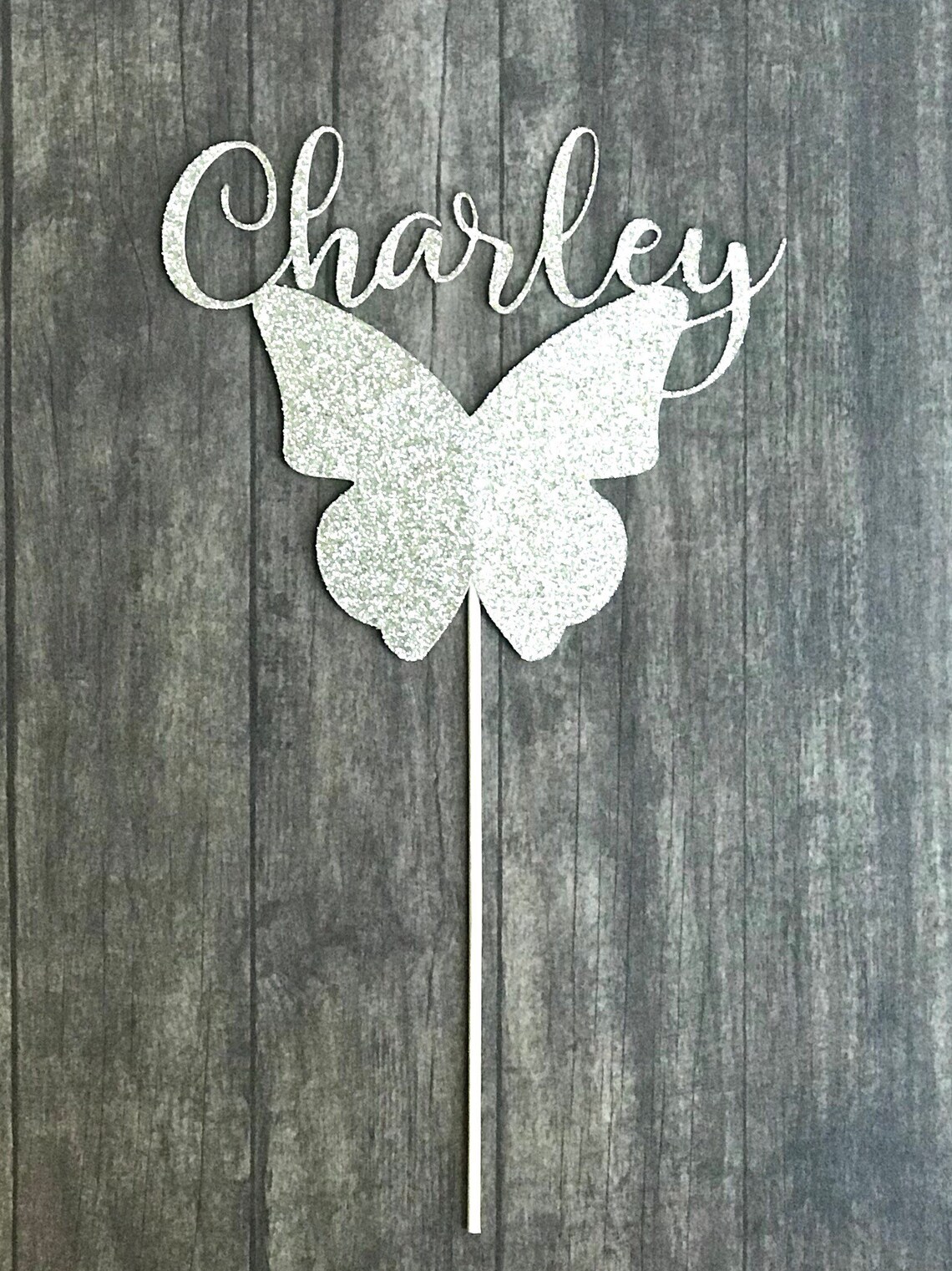 Personalized Butterfly Cake Topper - Etsy