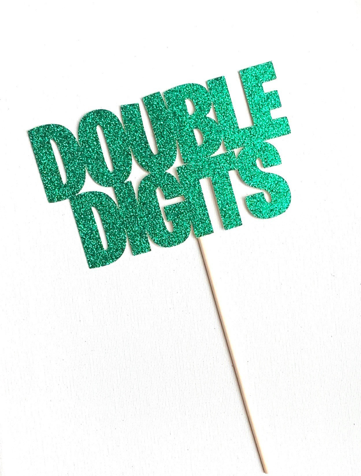 Double Digits Cake Topper Tenth Birthday - Etsy