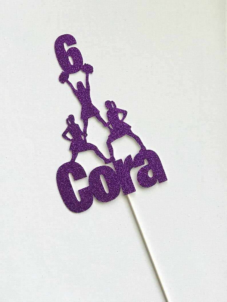 Cheerleader Cake Topper, Cheer Birthday Cake Topper - Etsy