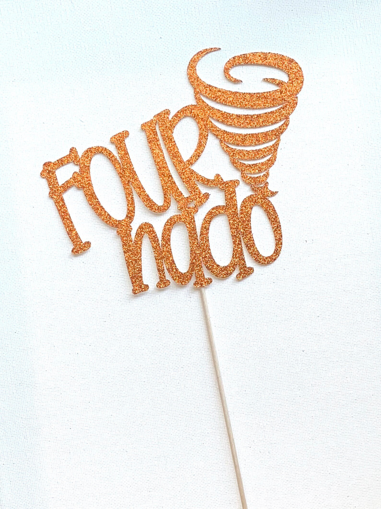 Fournado Cake Topper, Fourth Birthday Cake Topper - Etsy