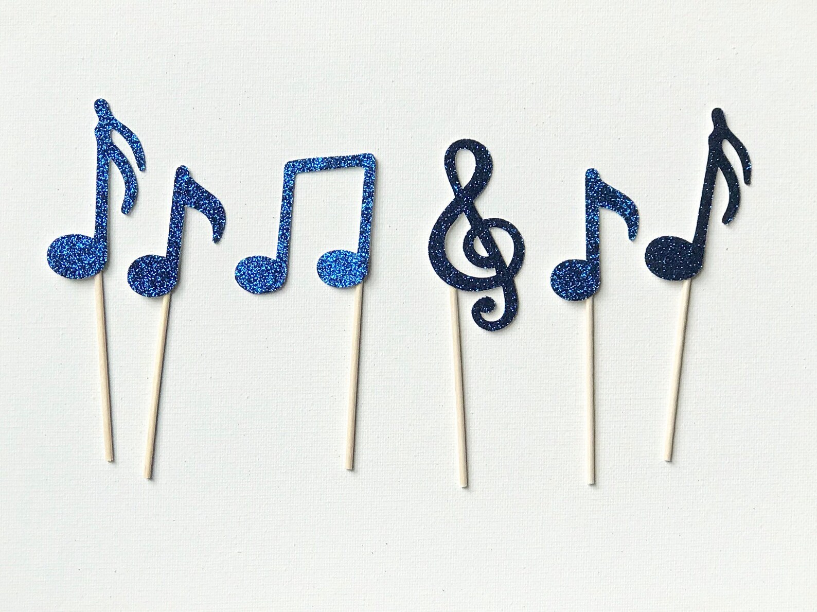 Music Notes Cupcake Toppers Musical Notes Cupcake Toppers | Etsy