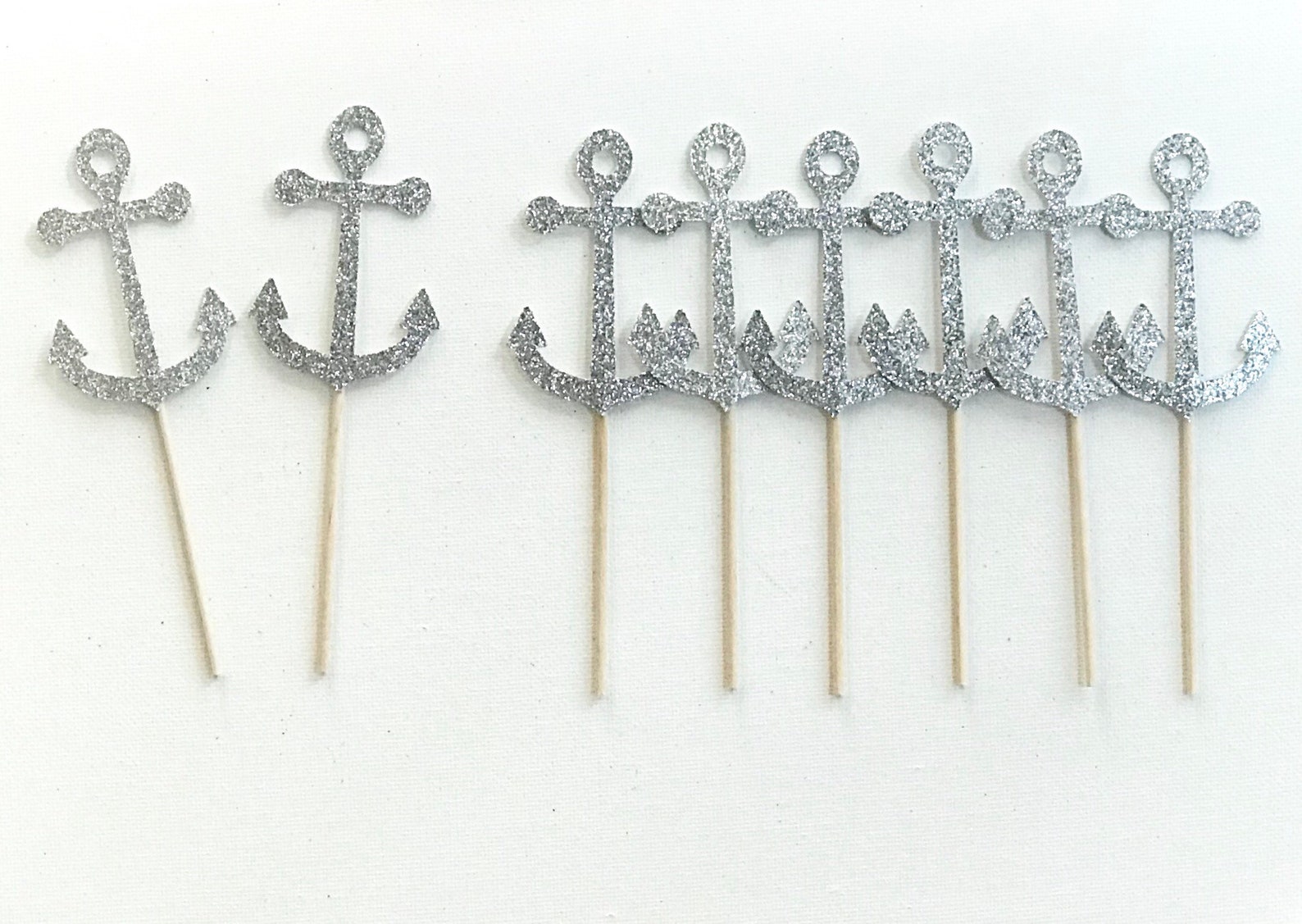 Anchor Cupcake Toppers - Etsy